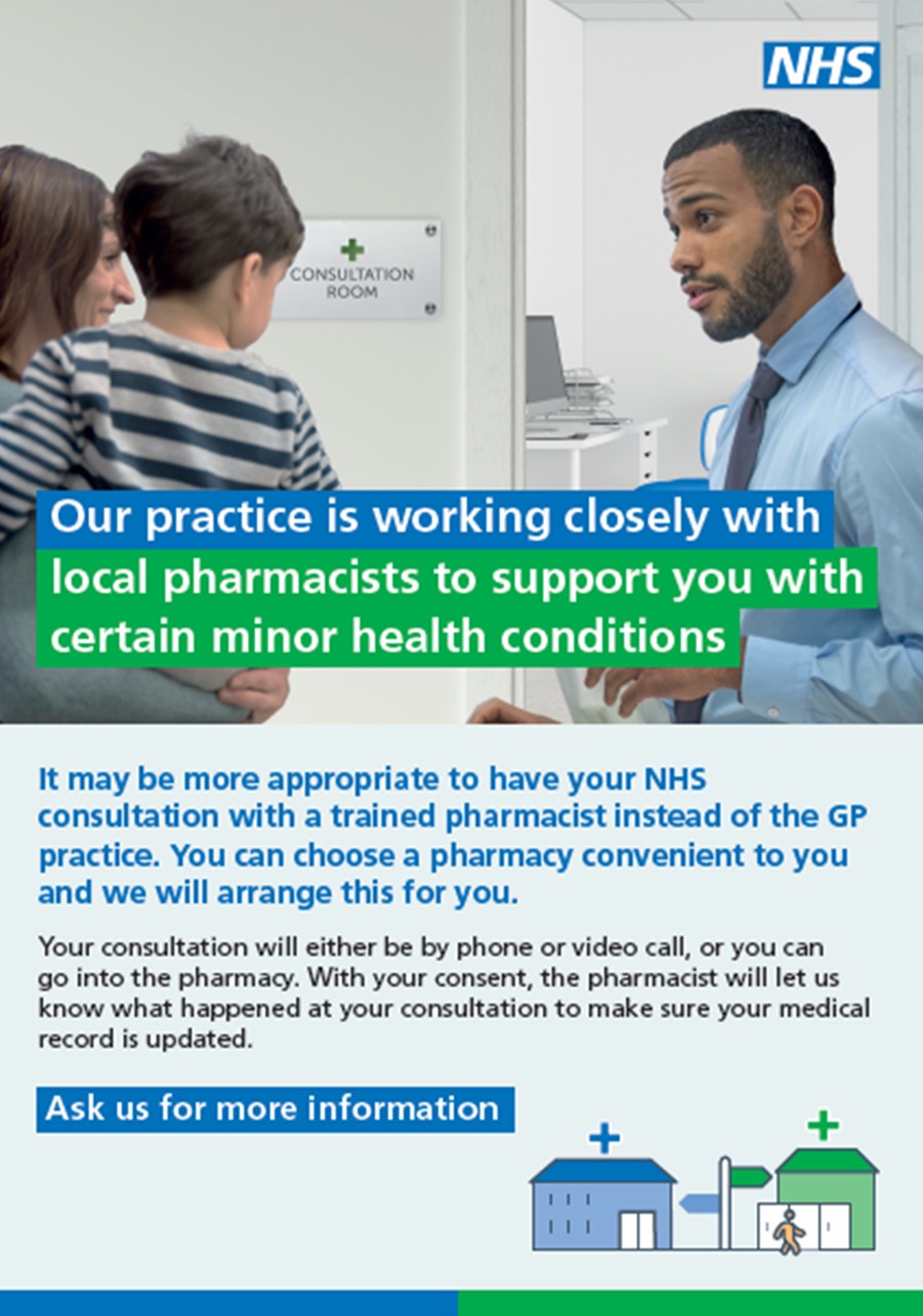 Community Pharmacy Scheme – Moorcroft Medical Centre and Moss Green Surgery